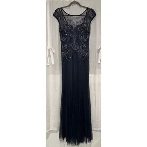 Jenny Packham | Dresses | Jenny Packham Embellished Sequin Tulle Dress ...
